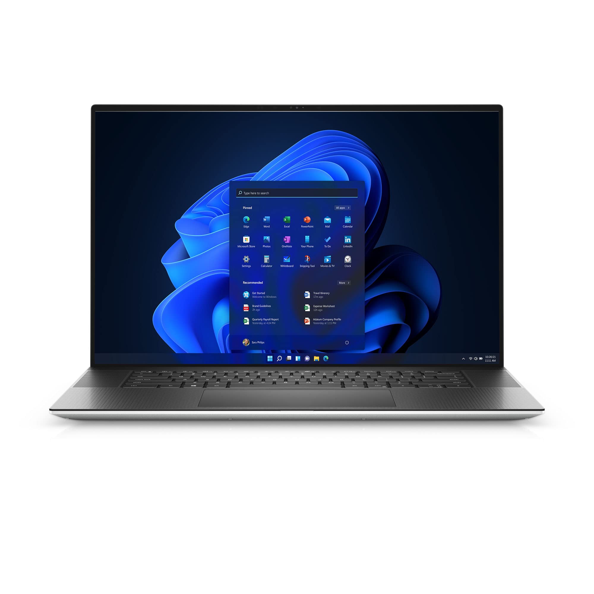 Dell XPS 17 9710 Touchscreen Laptop, 17 inch UHD+ Display - Intel Core i7-11800H, 16GB DDR4 RAM, 512GB SSD, NVIDIA GeForce RTX 3050 4GB GDDR6, Windows 11 Pro + 1 Year ProSupportĀ - Platinum Silver