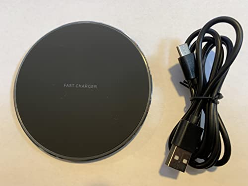 Fast 15W Max Wireless Charger Qi-Certified Charging Pad