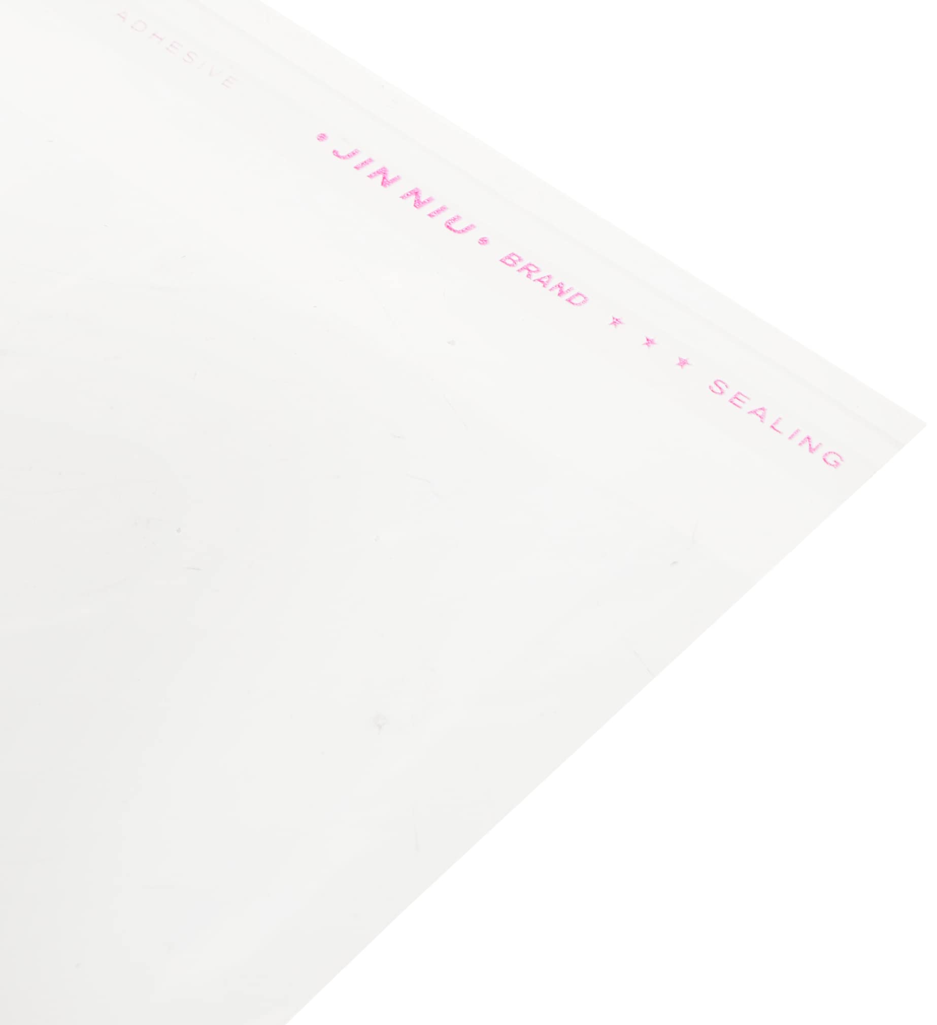 Patty Both 100 Pcs 4 5/8 X 5 3/4 Clear A2+ Card Resealable Cello / Cellophane Bags (Fit One A2 Size Card w/ Envelope)