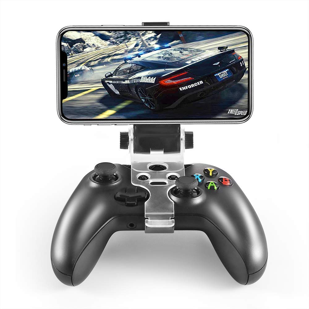 URWOOW Wireless Controller Phone Clip Holder Clamp Mount Stand Bracket for Xbox One Slim S X Controller ( Not for Xbox series X )