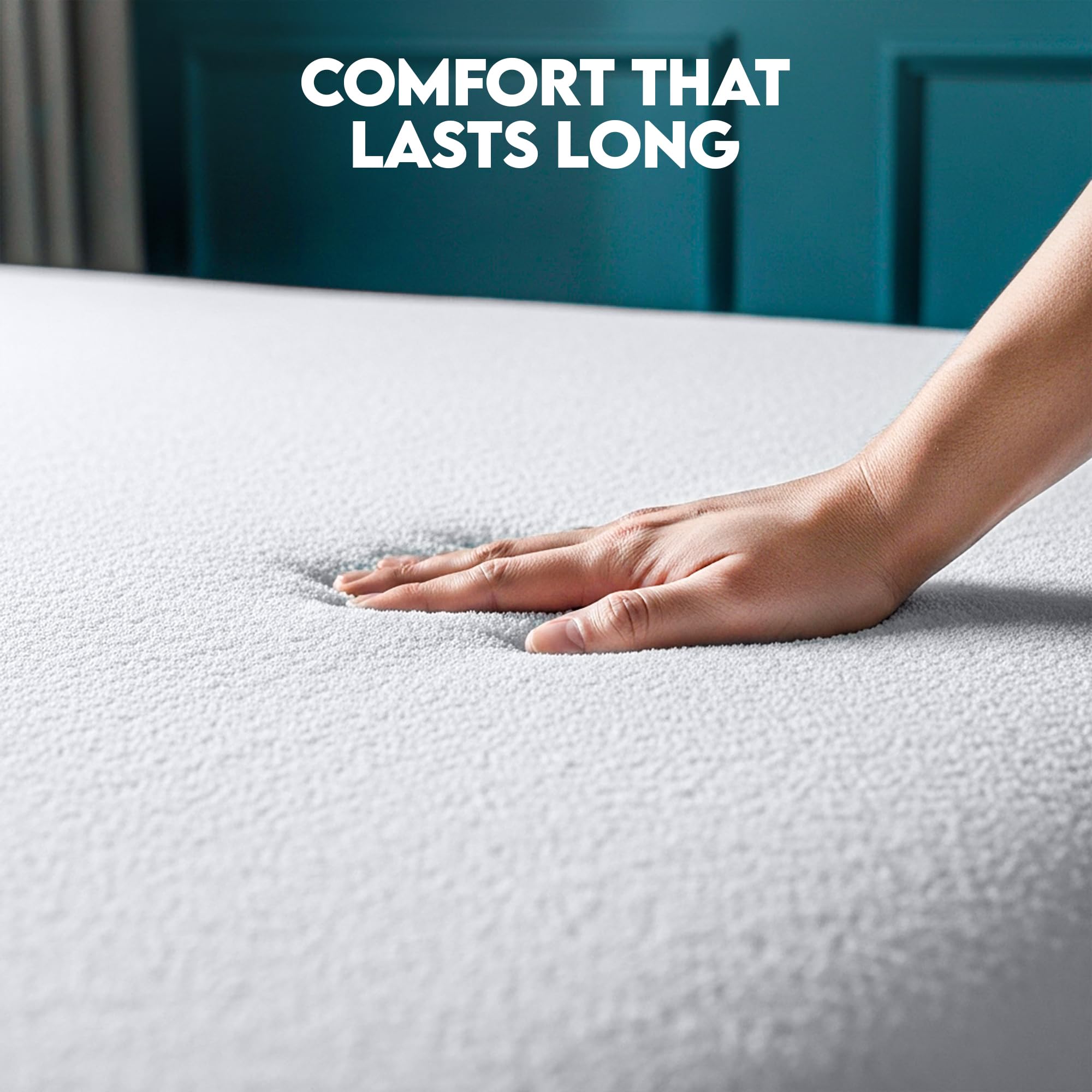 Utopia Bedding Waterproof Bamboo Mattress Protector (Queen) – Stretches up to 17 Inches Deep – 5 Sided Mattress Cover – Soft & Breathable Fitted Style