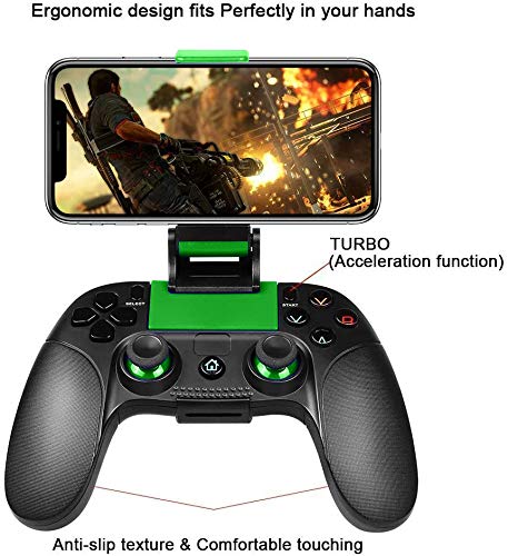 Mobile Game Controller,BestOff Wireless Controller Gamepad Compatible with iOS Android iPhone iPad Samsung Galaxy (does not support above ios 13.4)