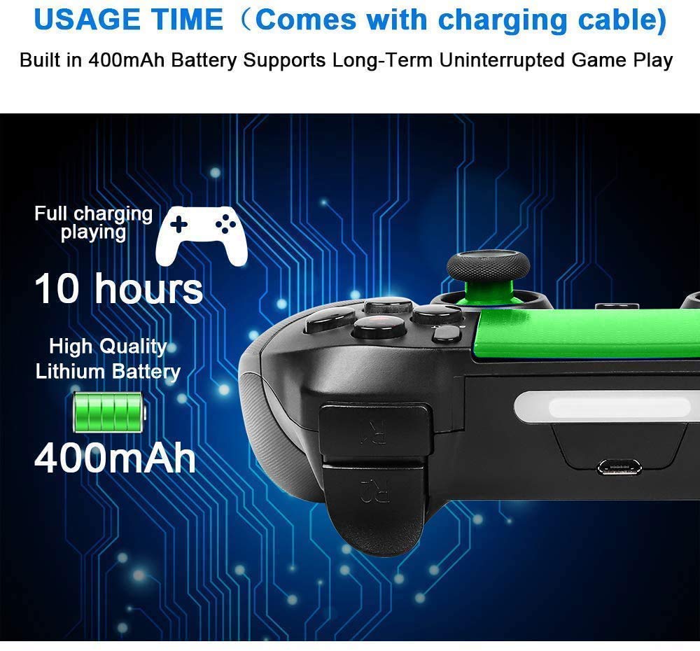 Mobile Game Controller,BestOff Wireless Controller Gamepad Compatible with iOS Android iPhone iPad Samsung Galaxy (does not support above ios 13.4)