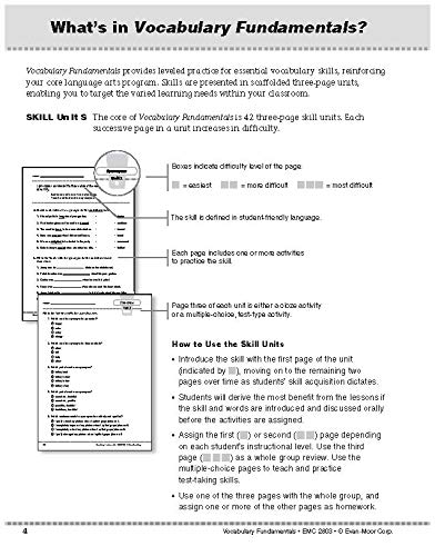 Vocabulary Fundamentals, Grade 3