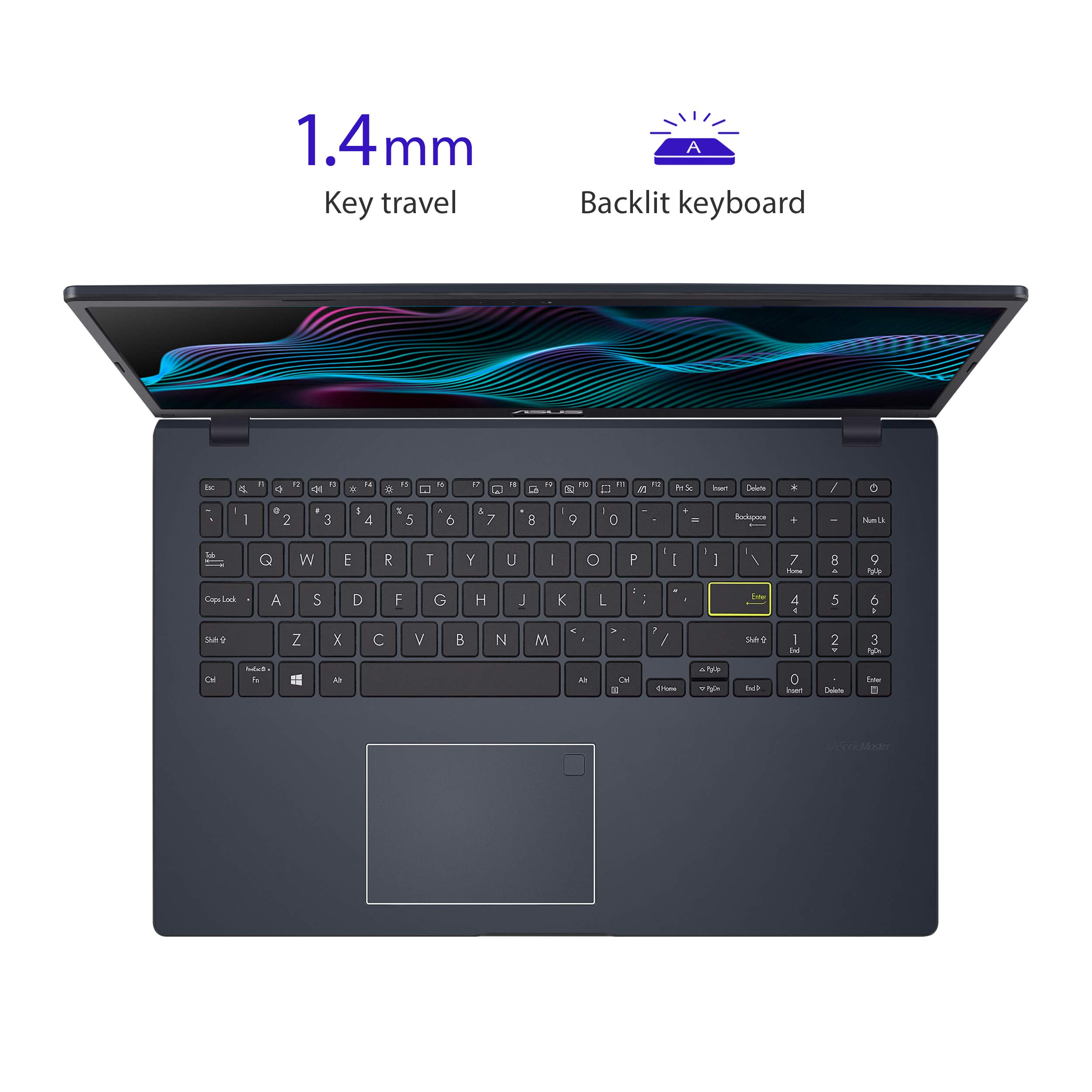 ASUS L410 MA-DB04 Ultra Thin Laptop, 14” FHD Display, Intel Celeron N4020 Processor, 4GB RAM, 128GB Storage, NumberPad, Windows 10 Home in S Mode, Star Black (Renewed)