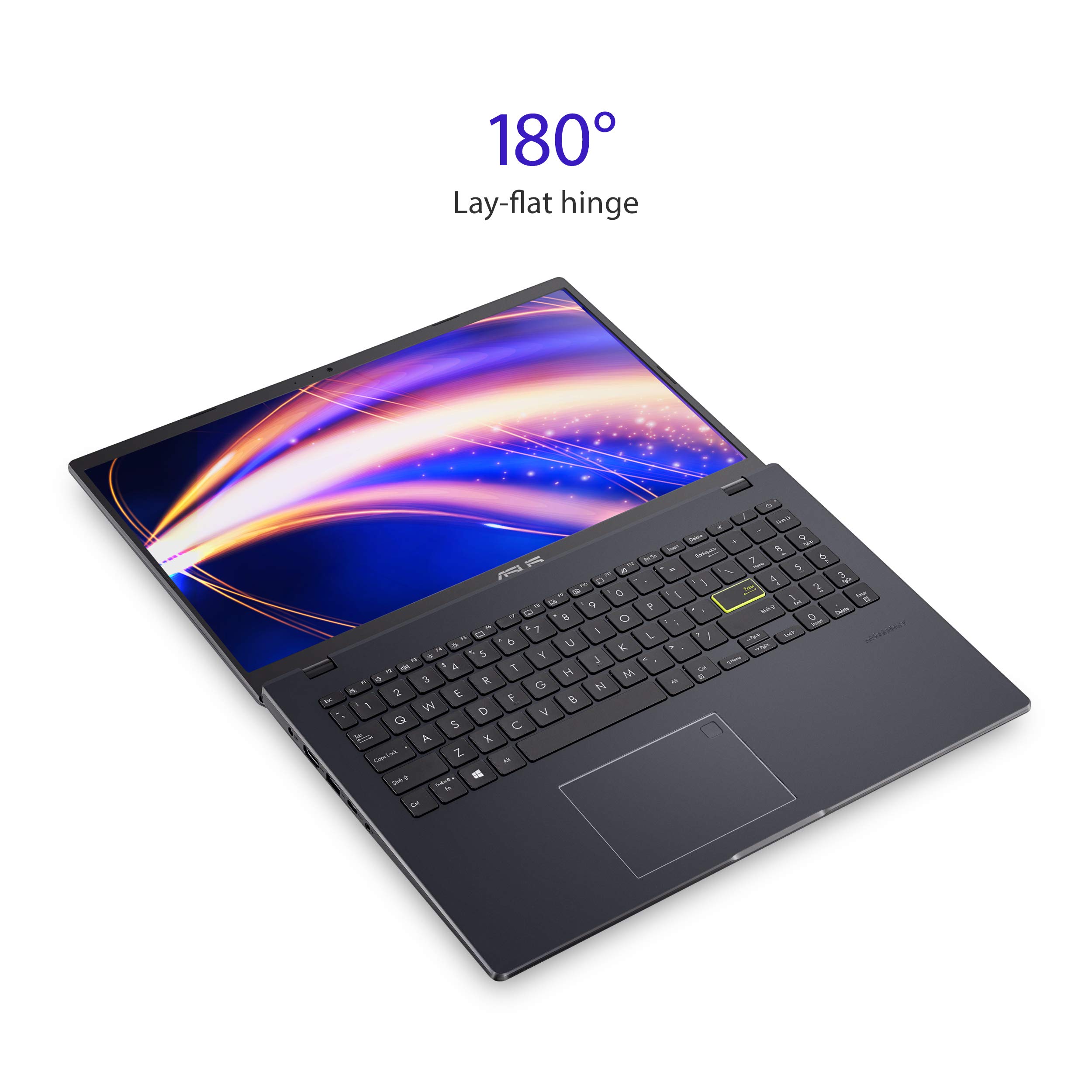 ASUS L410 MA-DB04 Ultra Thin Laptop, 14” FHD Display, Intel Celeron N4020 Processor, 4GB RAM, 128GB Storage, NumberPad, Windows 10 Home in S Mode, Star Black (Renewed)