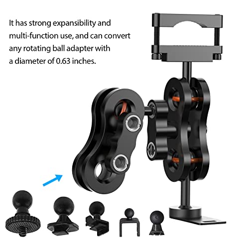 SDSACZMU Radar Detector Mount, Mirror Mount Radar Detector Bracket,Rearview Mirror Rod Radar Mount (for Uniden Series)