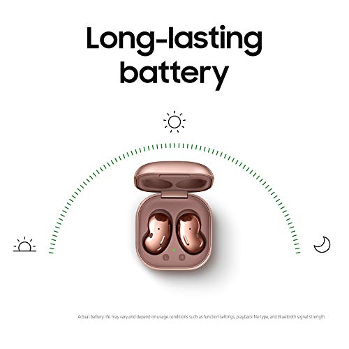 SAMSUNG Galaxy Buds Live True Wireless Bluetooth Earbuds w/ Active Noise Cancelling, Charging Case, AKG Tuned 12mm Speaker, Long Battery Life, US Version, Mystic Red