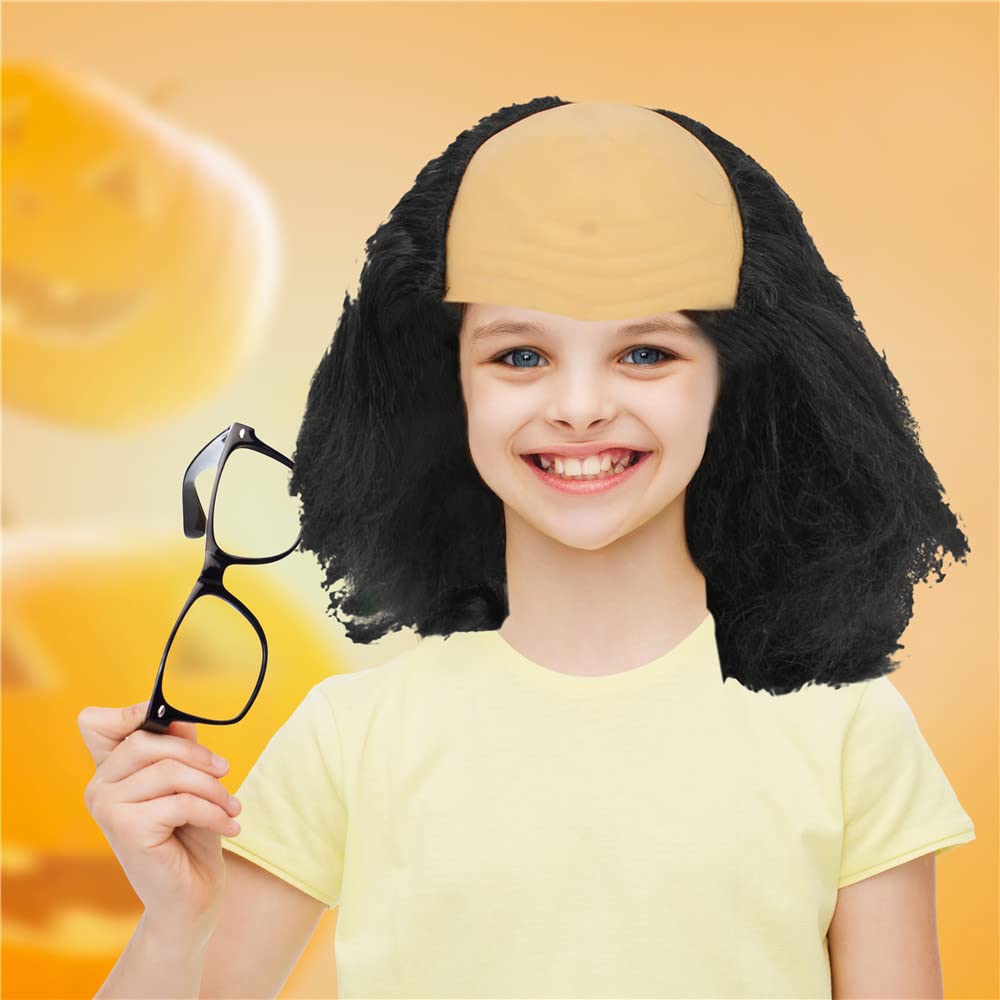CHOP MALL Black Wig Halloween