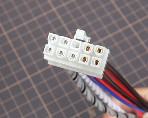 Anyqinsog 10-pin Harness Plug Power High Level Input Cable Wire Harness Compatible with Rockville SS8P and JBL BassPro Nano SW68A-S Car/Truck Subwoofer