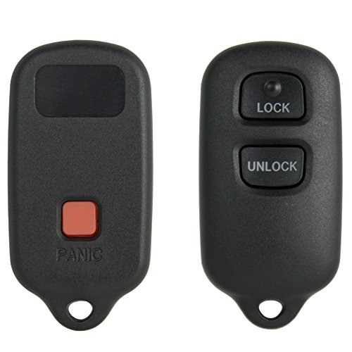 Keyless2Go Replacement for New Shell Case for Remote Key Fob FCC HYQ1512Y HYQ1512P HYQ12BBX HYQ12BAN - Shell ONLY (2 Pack)
