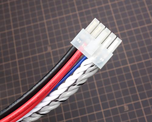 Anyqinsog 10-pin Harness Plug Power High Level Input Cable Wire Harness Compatible with Rockville SS8P and JBL BassPro Nano SW68A-S Car/Truck Subwoofer