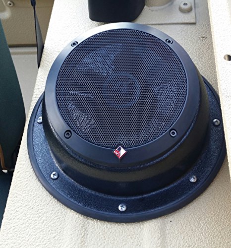 Single Universal Angled Speaker Enclosures Boxes Pods for Install of 6.5 Inch Speakers or Smaller 6 1/2" Speaker Enclosure