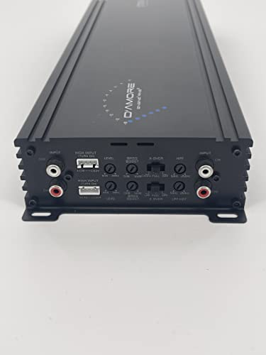 D'Amore 4 Channel Amplifier, 700 Watt Amp, 2 Ohm Stable, Clean D Technology & MOSFET Power Supply (E700.4)