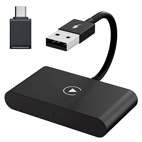 DaoChuang Car Wireless CarPlay,The Original Cable CarPlay Upgrade and converts Wireless Dash Mount Apple CarPlay, CarPlay Adapter for iPhone,car in-Dash Navigation GPS Unit.