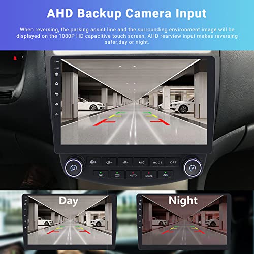 Evonavi |2GB+32GB| Car Stereo Radio for Honda Accord 7th 2003 2004 2005 2006 2007, 10.1 Inch IPS Touch Screen for Head Unit with GPS Navigation WiFi Bluetooth AM/FM/RDS 32EQ+DSP Carplay Android Auto