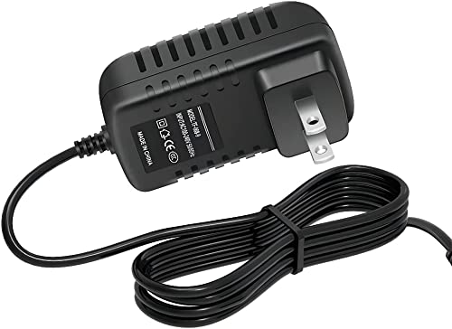 Jbern 9V-12V AC/DC Adapter for Sylvania SDVD9957 SDVD9805 SDVD9957-E SDVD9957E SDVD 9957 SDVD 9805 SDVD 9957-E SDVD 9957E Dual-Screen SDVD891 7-INCH 9" Dual Wide Screen Portable DVD Player