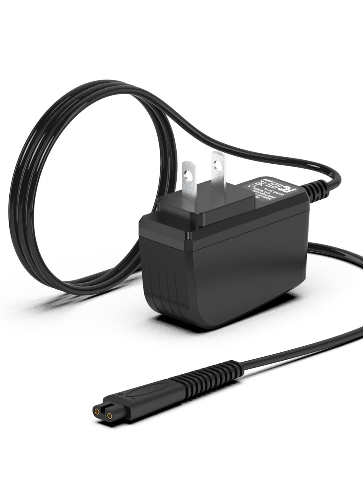 5V 1A Charger for Andis Shaver Andis Charger Power Cord Adapter Replacement for 17150 TS-1 17220 17195 Profoil 17190 17165 17170 17205 17220 Lithium Titanium Plus TS-2 Replacement Pro Foil Shaver- 5Ft