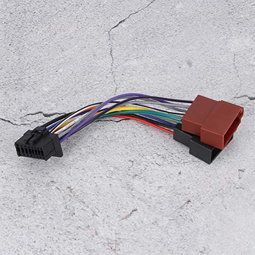 Car Stereo Harness 16pin Port to Mini Iso 8pin Plug Wiring Cable Fits for Pioneer 2003-on for aftermarket Radio Wireless Wire connectors