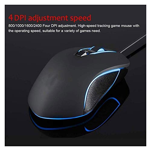 RGB Gaming Keyboard and Backlit Mouse Combo USB Wired Backlit Keyboard LED Gaming Keyboard Mouse Set for Laptop PC Computer Game and Work