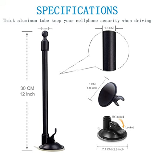 Flexible Adjustable Car Phone Holders Cellphone Mount Stand Long Arm Windshield Dashboard Phone Car Holder