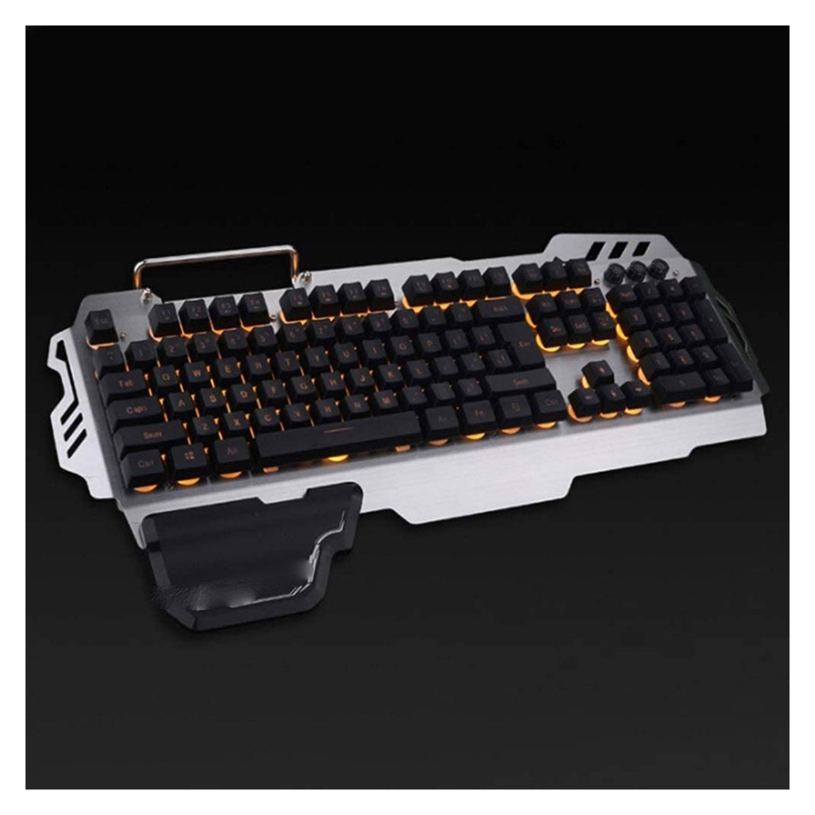 RGB Gaming Keyboard and Backlit Mouse and Het Combo USB Wired Backlit Keyboard LED Gaming Keyboard Mouse Set Het with Microphone for Laptop PC Computer Game and Work