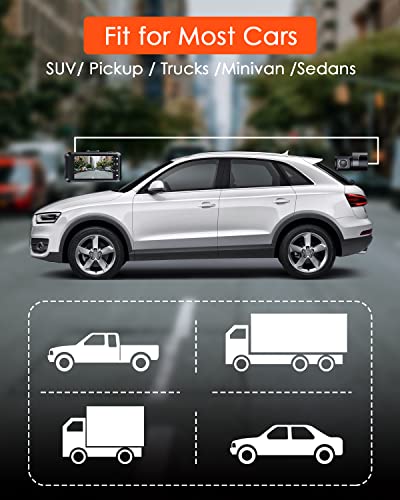 Vantrue 29.ft Rear Camera Cable for N4, X4S Dash Cam, Compatible with SUV/ Pickup/Trucks/Minivan/Sedans/Trailers