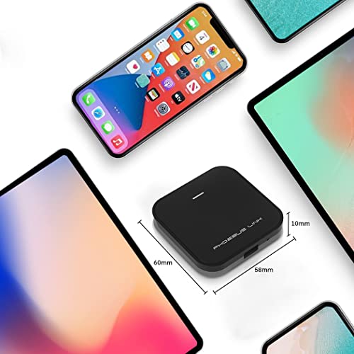 Phoebus Link Wireless Carplay Adapter, Apple Carplay Wireless Adapter USB Carplay Dongle 2023 New Upgraded Convert Wired to Wireless Carplay from 2015-2022 Cars Support iOS and Online Updated