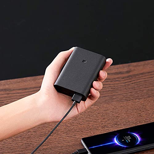 Xiaomi 10000mAh Mi Power Bank Ultra Compact, Portable Charger Power Bank with USB-C Two-Way Fast Charging, 22.5W Power Delivery PD Fast Charger for iPhone, Samsung, Android Devices and Other Products