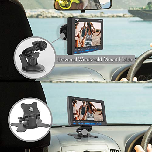 PYLE Vehicle Backup Camera for Car, 7 inch Monitor Reverse Camera, Stable Back Up Camera Systems for Car, rv License Plate Camera, Water Proof Night Vision, Rear View Camera Truck Camera