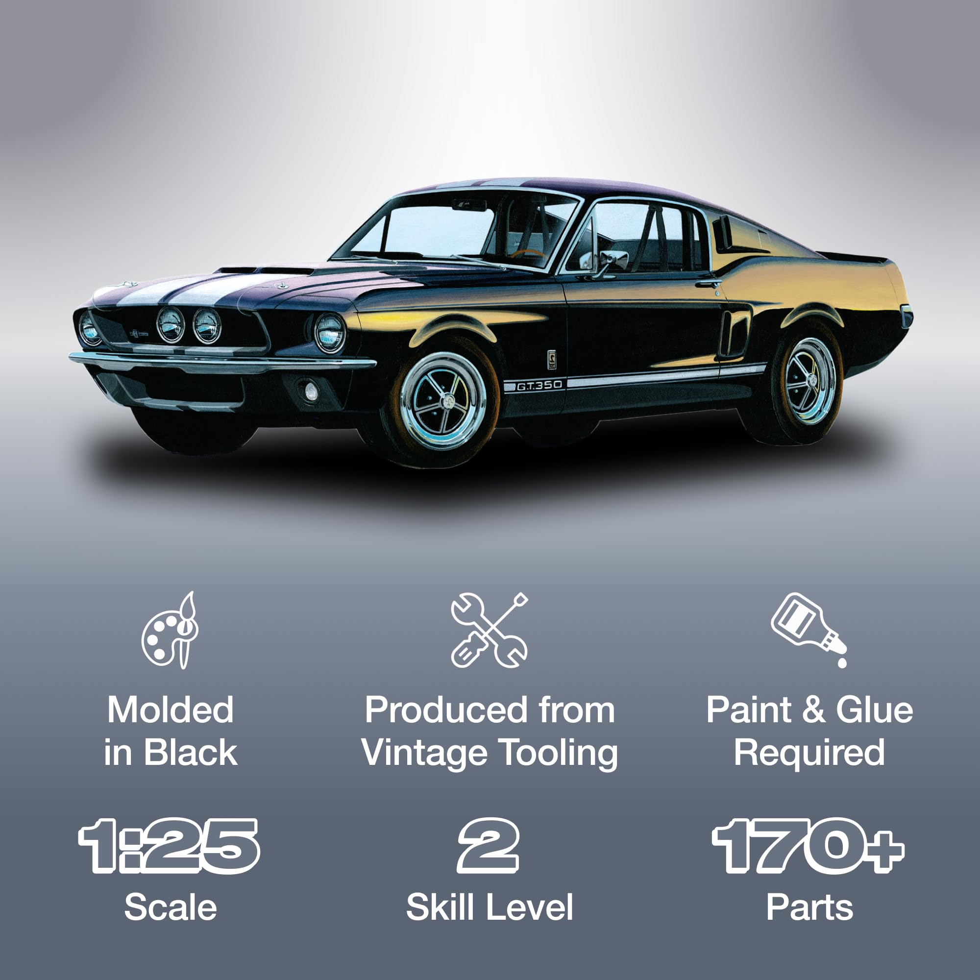 AMT 1:25 Scale 1967 Shelby GT-350 Model Kit