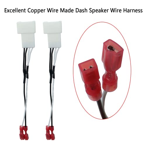Car Tweeter Speaker Wire Harness Replacement for Toyota 4Runner Tacoma Rav4 Camry Subaru WRX Forester Crosstrek Impreza 2012-2020 Speaker Adapter Tweeter Speaker Connector (2PCS)