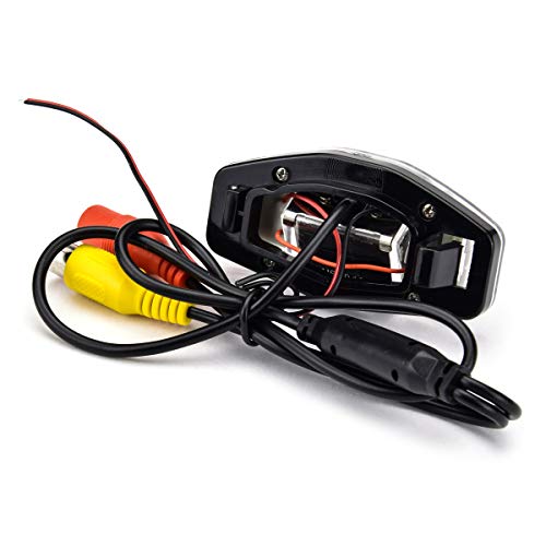 aSATAH 8 LED Car Rear View Camera for Honda Accord / Inspire / Spirior / Honda Civic VII VIII / Honda City 4D & Waterproof and Shockproof Reversing Backup Camera (8 LED)