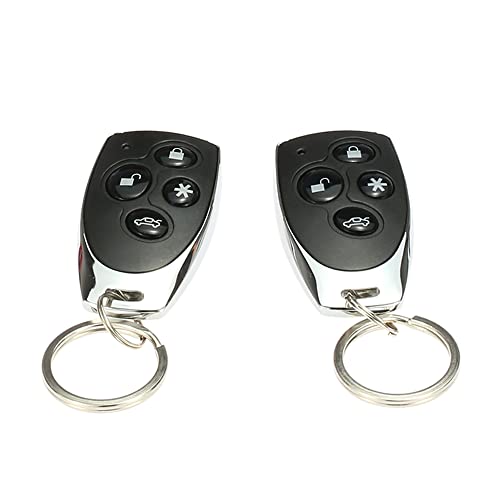 Universal 12V Auto Car Alarm,Weytoll Universal Car Vehicle Security System Burglar Alarm Protection Anti-Theft System 2 Remote