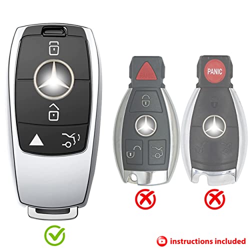 (2 PACK) CR2032 2032 for Mercedes Benz MB Remote Key Fob Battery OEM (Bundle W. Tool) for 2017-2022 A B C E S G Class GLA GLB GLE GLS CLA CLS EQC AMG - FCC IYZ-MS1 IFETEL: RLVMAMS15-1041 IC: 2701A-MS1