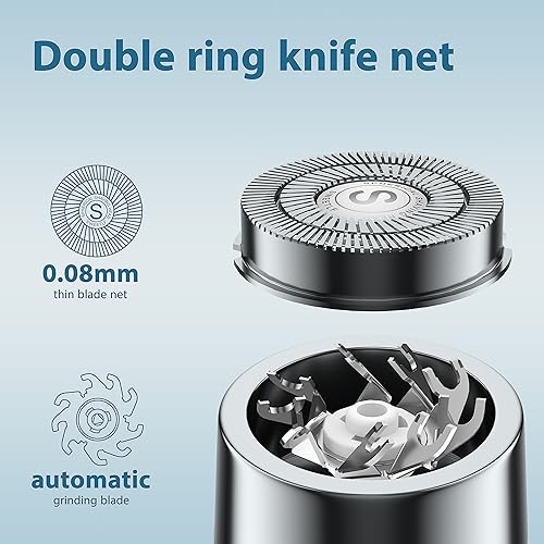 SweetLF Mini Electric Razor,Compact Electric Shaver, Travel Mens Shaver Electric Razor for Men Shavers for Men Mini Electric Shaver with Floating Head