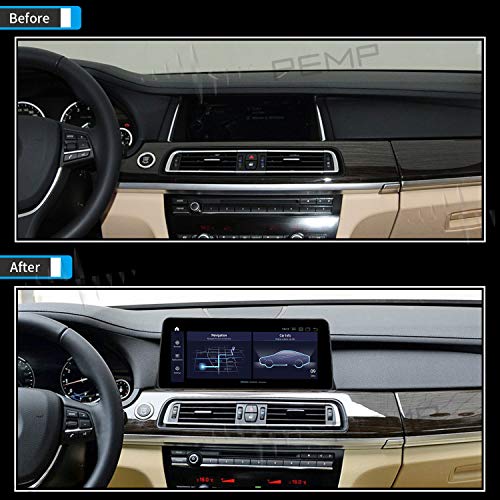 PEMP Android 11 Blue Anti-Glare for BMW f10/f11 Android 12.3" Screen, Snapdragon662 8core 4G+64GB Carplay Android auto,for BMW 5 Series NBT(2012-2017)