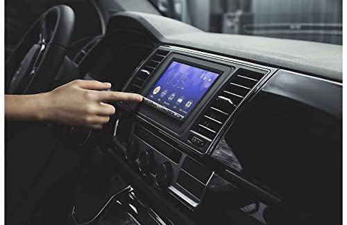 Sony XAV-AX3200 Car Stereo Safe Driver's Bundle w/ ACAM4 Backup Camera. Apple CarPlay & Android Auto 6.95" 2-DIN Head Unit, SiriusXM Ready Multimedia Receiver, Bluetooth Hands-Free Calling & Streaming