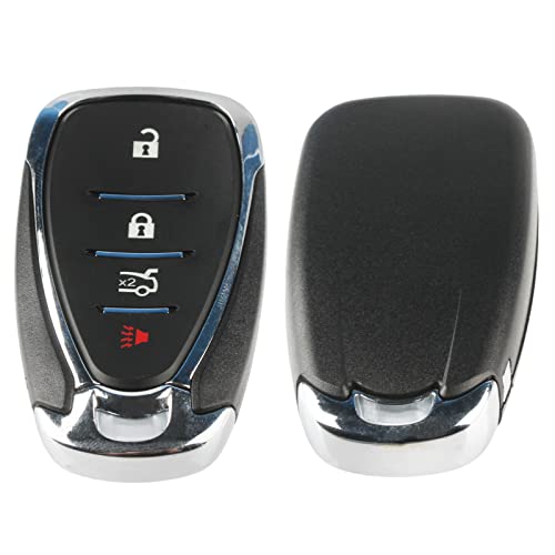 Fits Remote Key Fob Shell 4btn Case Replacement for Chevrolet Volt Cruze Traverse Camero Malibu Blazer (HYQ4EA)