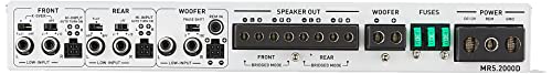 Soundstream MR5.2000D Rubicon Nano 2000W Class D 5-Channel Marine Amplifier , White