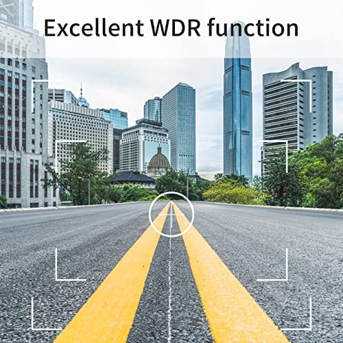 Dash Cam for Car Full HD 1080P 170° Wide Angle Sports Camera with SD Card, 2.7 Inch LCD Display, G-Sensor, WDR Night Vision, Collision Recording, 24H Parking Monitoring,Loop Recording Monitoring