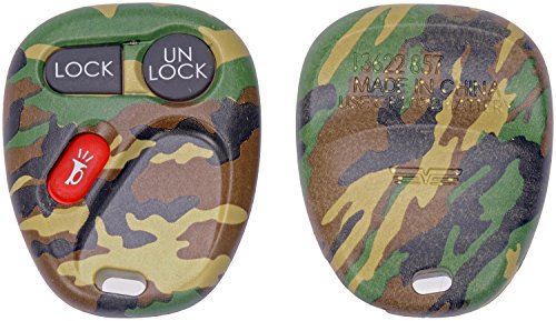 Dorman 13622GNC Keyless Entry Transmitter Cover Compatible with Select Cadillac / Chevrolet / GMC Models, Green Woodland Camouflage