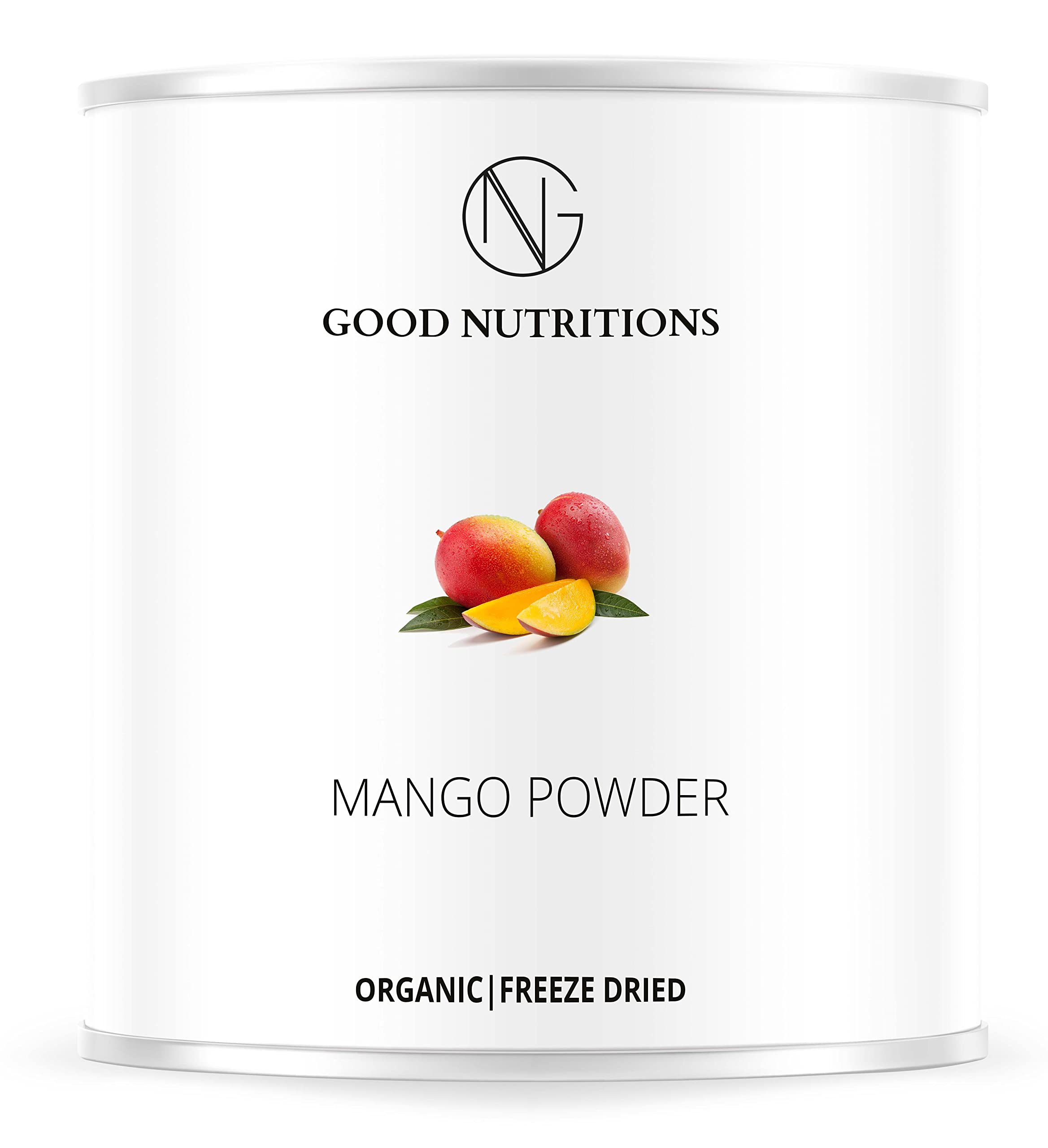 Good Nutritions® Mango Powder – freeze-dried| Organic | Vegan| without additives| Smoothie, Smoothie Bowl, Yogurt, Dessert, Granola, 4.23 Oz (120g)
