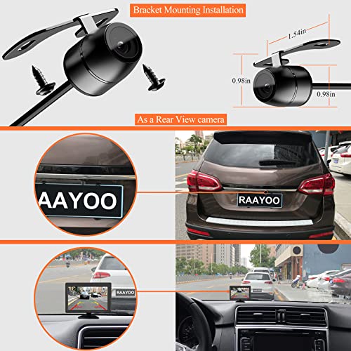 Reverse Backup Camera,HD Night Vision Back Up System, Universal for Pickup Truck Car SUV 170° Perfect Angle Night Vision IP69 Level Waterproof 2.0 Generation