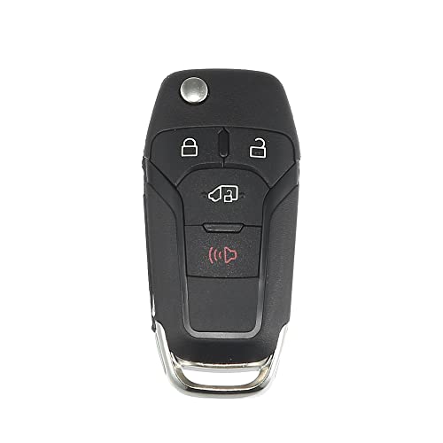 X AUTOHAUX 315MHz N5F-A08TAA Replacement Smart Proximity Keyless Entry Remote Key Fob for Ford Transit 2019-2020 4 Buttons with Door Key 49 Chip