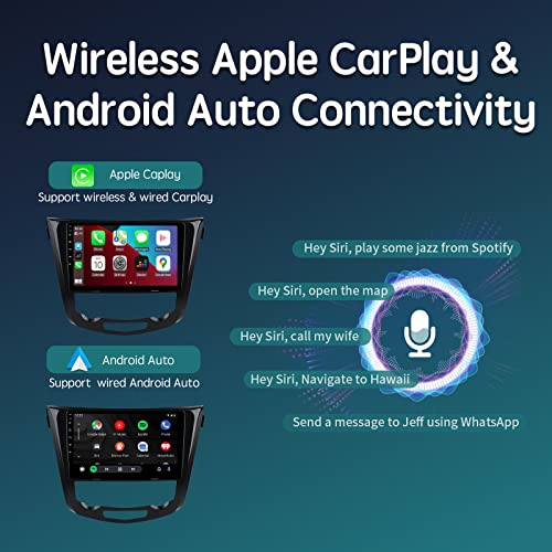 Android 10.0 6GB 128GB Radio Car Stereo Apple CarPlay for Toyota Corolla 2014 2015 2016, ViaBecs 10.2" HD Touchscreen Head Unit Bluetooth GPS Navigation, 5GHz WiFi, SWC, DSP 48-EQ AM FM Radio
