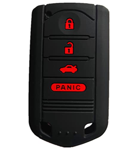 Smart Key Fob Covers Case Protector Keyless Remote Holder for Acura MDX TL TLX ZDX RDX TSX RL ZD IL M3N5WY8145 (Not fit Engine Hold FOB) Black OEM Part Number 267F-5WY8145