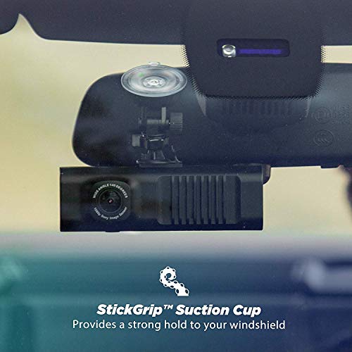 Scosche NEXC2128-XCES0 Full HD Two-Way Smart Dash Cam Powered by Nexar with Suction Cup and 128GB Memory