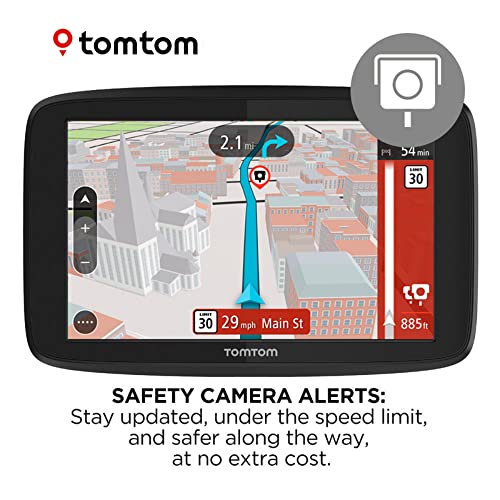 TomTom GO Supreme 6β GPS Navigation Device with World Maps, Traffic and Speed Cam alerts thanks to TomTom Traffic, Updates via WiFi, Handsfree Calling, Click-and-Drive Mount