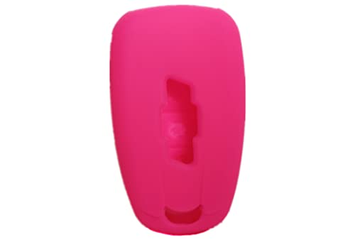 Silicone Smart Key Fob Cover Case Protector Keyless Remote Holder for 2016-2021 Chevrolet Malibu Camaro Trax Traverse Trailblazer Sonic Cruze Blazer Volt Equinox Spark FCC ID HYQ4EA